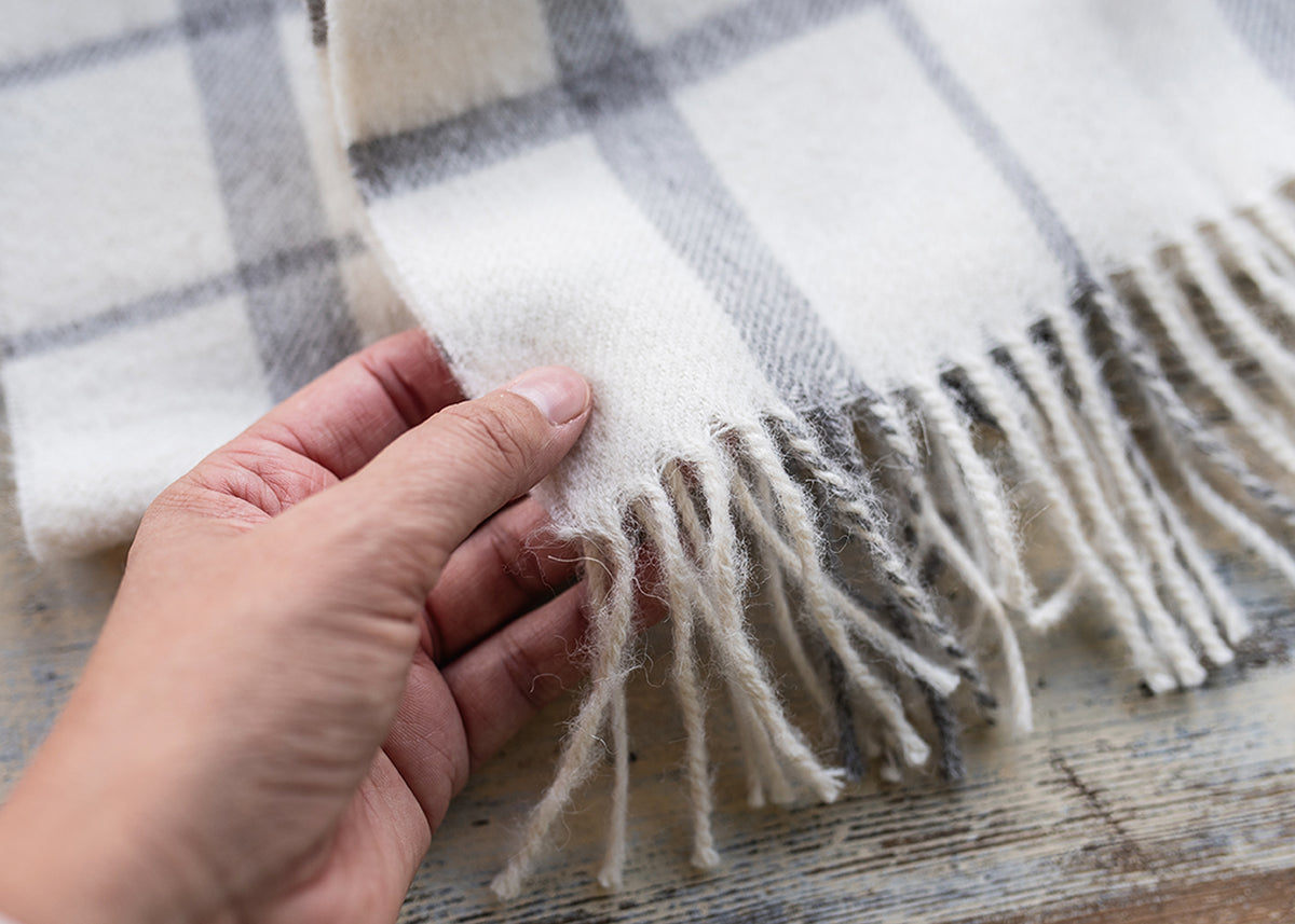ECO Plaid Alpaca Scarf – Kensington Prairie Farm Ltd.